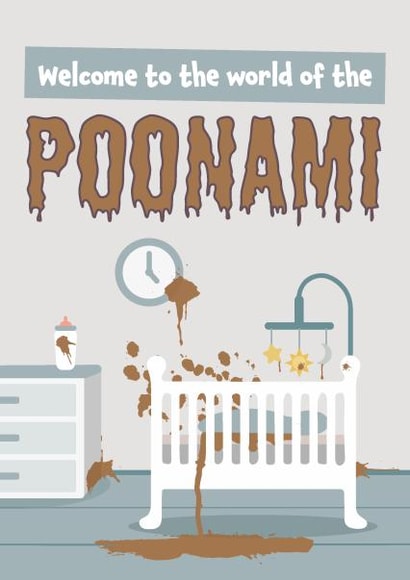 Poonami new baby card | thortful