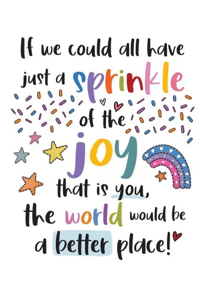 Thank You - Special Person - Sprinkle of Joy | thortful