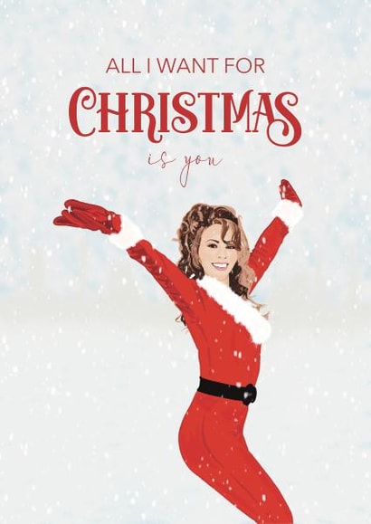 Mariah Carey Christmas Card | thortful