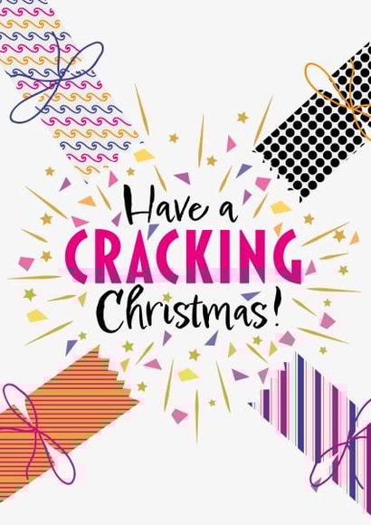 Celebratory Christmas Card - Have a Cracking Christmas | thortful