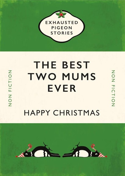 The Best Mums Ever Christmas Card – book cover – Pigeons – non fiction ...
