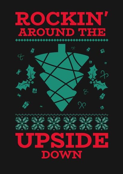 Funny Stranger Things Christmas Card | thortful