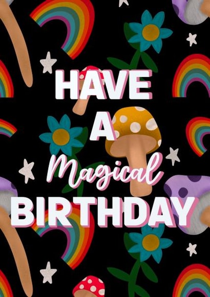 Magical birthday card - have a magical birthday | thortful