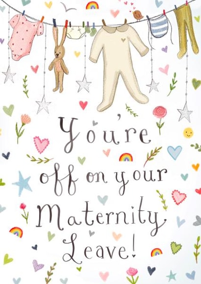 Cute Maternity Leave Card - Off on Maternity Leave | thortful