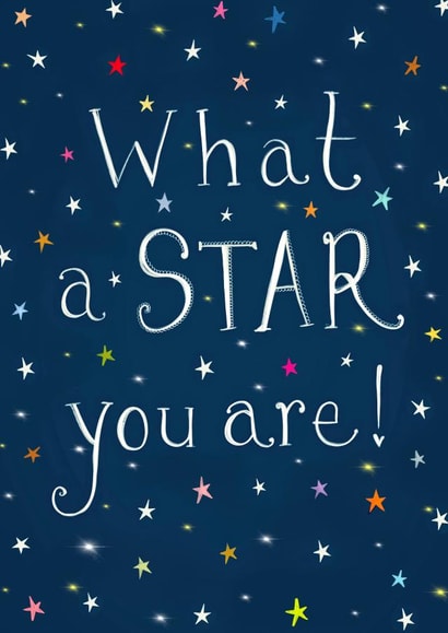 Cute Congratulations Card - You're a Star | thortful