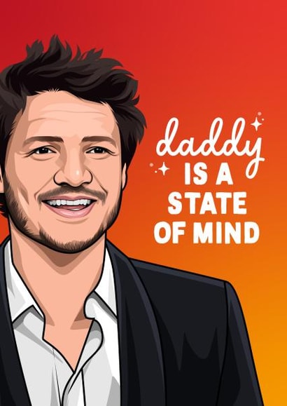 Funny Pedro Pascal Father's Day Card | thortful