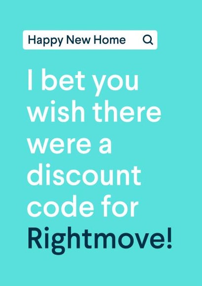 Funny New Home Card for a loved one - Rightmove Card - New House | thortful