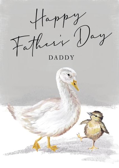 Cute Father's Day Card - Daddy - Goose | thortful