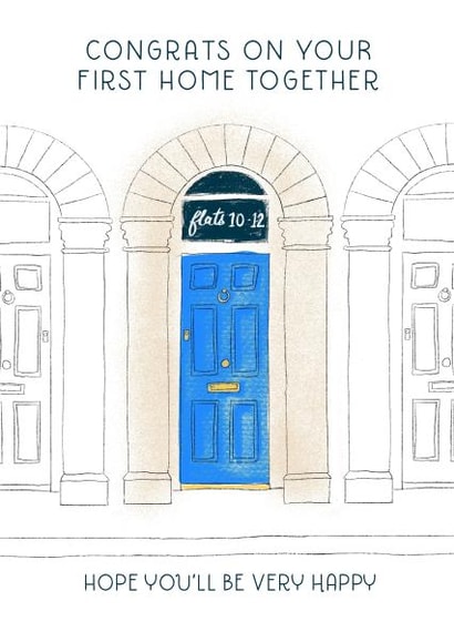 Pretty New Home Card - First House Together | thortful