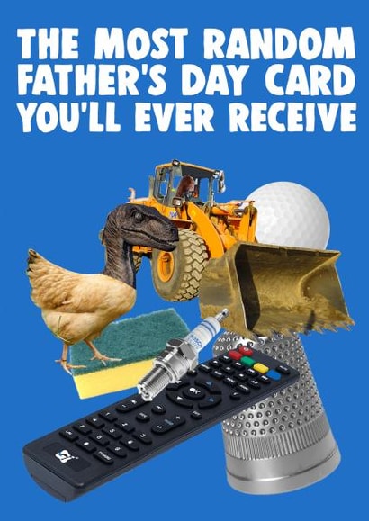 Random Father's Day Card | Funny Weird Unforgettable Father's Day Card ...