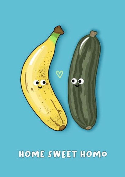 Funny New Home Card - Home Sweet Homo - LGBTQ+ | thortful