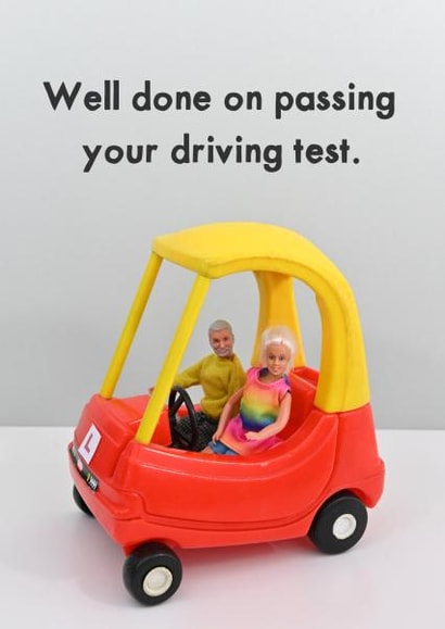 Funny Congratulations Card - Driving Test | thortful