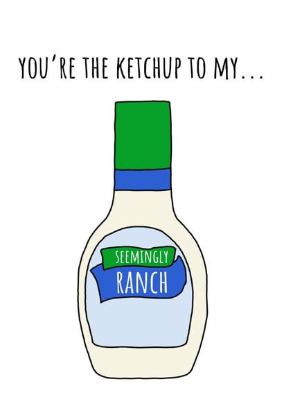 Funny Taylor swift Viral Pun - 'Seemingly Ranch' Card - Travis Kelcee ...