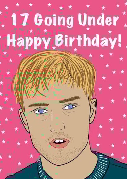 Funny Sam Fender Birthday Card - Happy 17th Birthday Card | thortful
