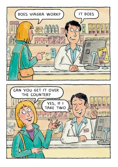 Funny Rude Joke Card - Pharmacy - Over The Counter | thortful