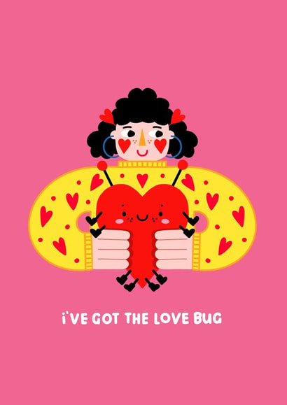Cute Valentine's Day card - for significant other - Love Bug | thortful