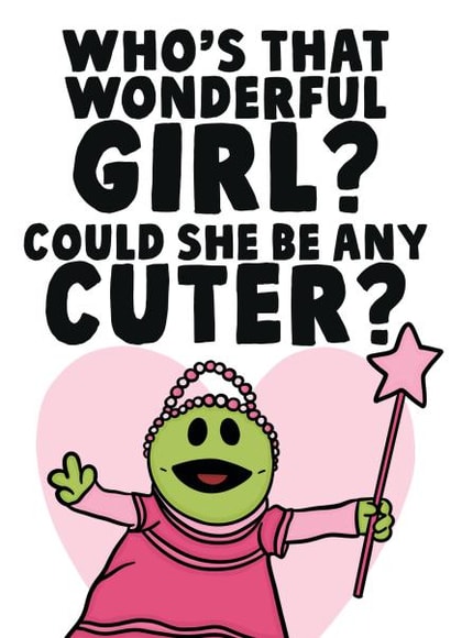 Who's That Wonderful Girl - Funny Tiktok Meme Nanalan Mona Love Card ...