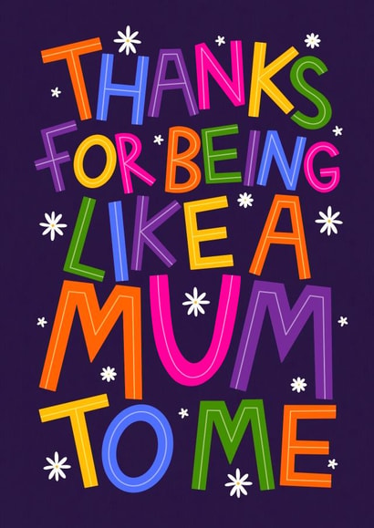 Like a Mum - Thank You - Mother's Day Card | thortful