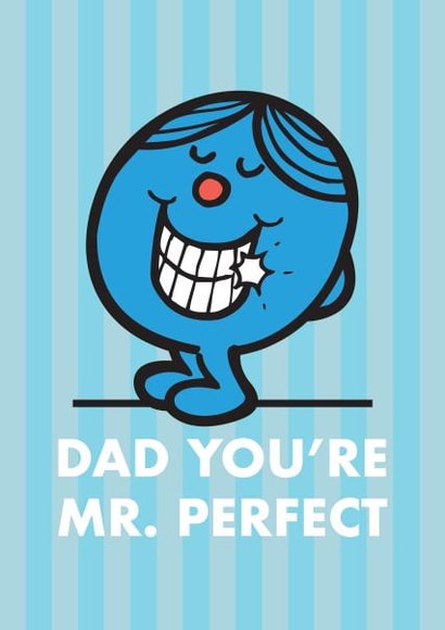 Cute Father’s Day Card - Mr Men - Dad You’re Mr. Perfect | thortful