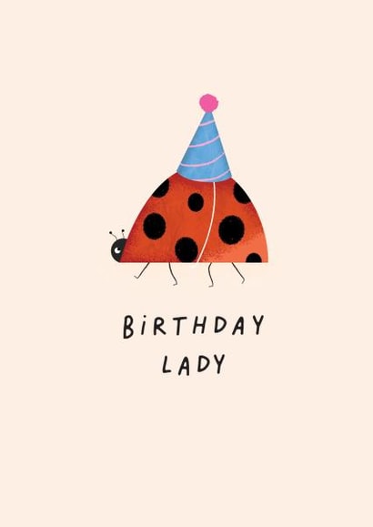 Cute Birthday Card - Ladybug - Ladybird | thortful