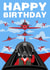 Pilot Birthday Card - Cartoon Aerobatics | thortful