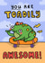 Cute Congratulations Card - Toadily Awesome - Toad | thortful