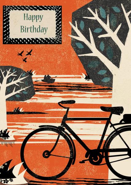bike cycling Birthday Card 2293 | thortful