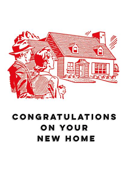 congratulations house New Home Card 22299 | thortful