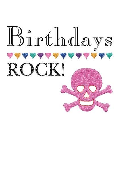 birthday skull Birthday Card 5822 | thortful