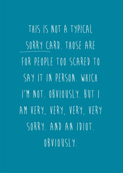 sorry forgiveme Sorry Card 3957 | thortful