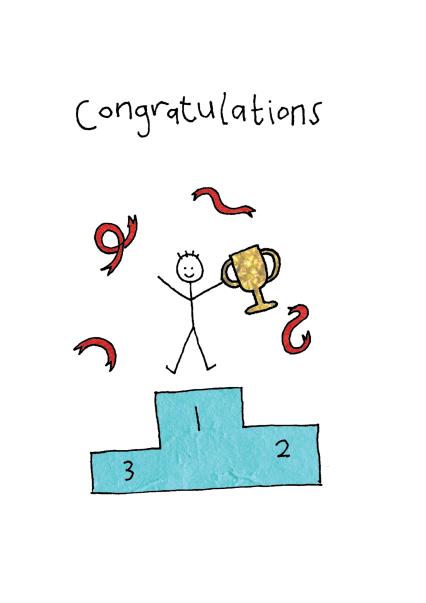 congratulations winner Congratulations Card 6062 | thortful