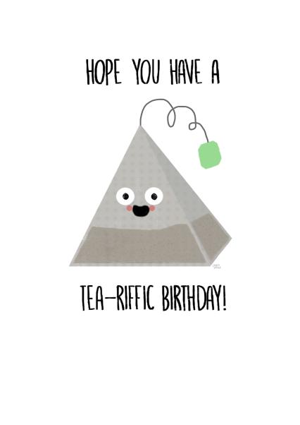 birthday tea-riffic Birthday Card 4395 | thortful