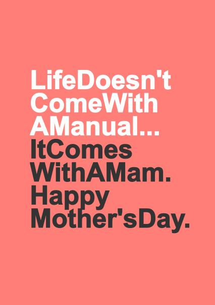 mam love Mother's Day Card 5648 | thortful