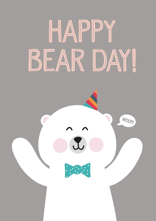 birthday bear Birthday Card 3781 | thortful