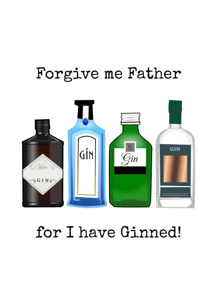 Gin father Father's Day Card 2619 | thortful