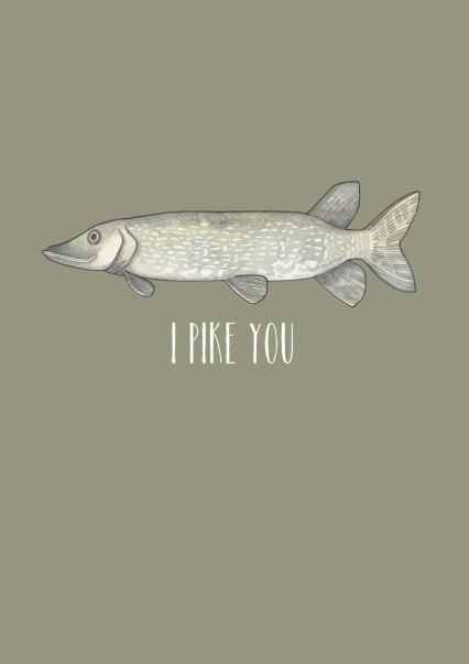 Funny Pike Love Card | thortful
