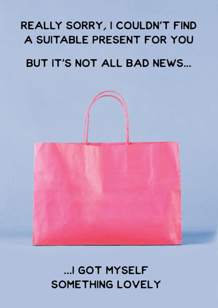 Cheeky birthday card for friends and family members. | thortful