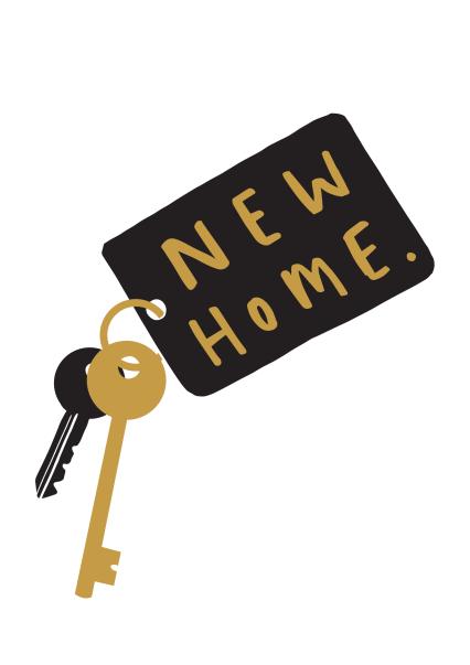 Classic New Home Card - House Keys - New Home | thortful