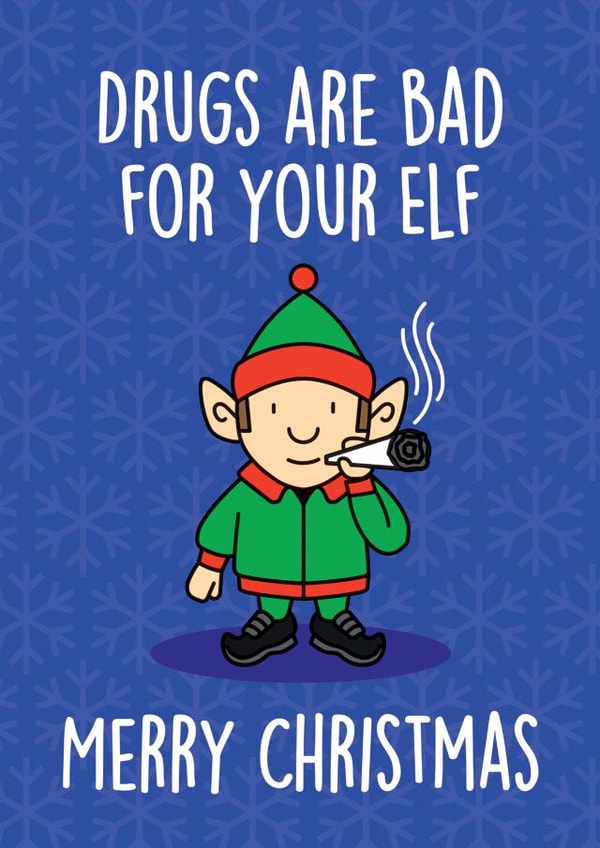 xmas drugs Christmas Card 30994 | thortful