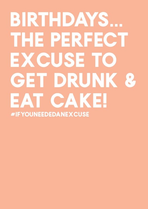 drunk eat Birthday Card 2827 | thortful