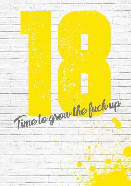 18 graffiti Birthday Card 8119 | thortful