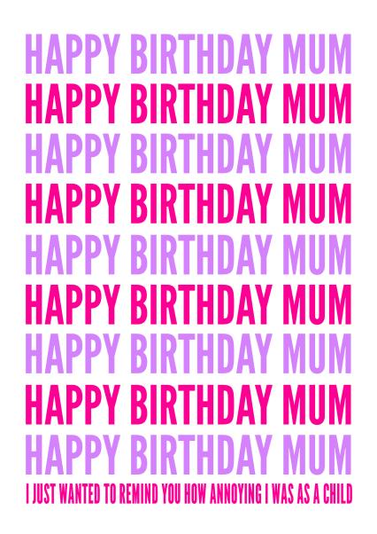 annoying funny Birthday Card 8121 | thortful