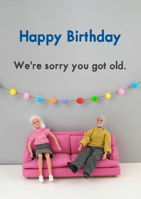 we're sorry Birthday Card 11427 | thortful