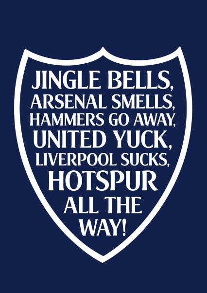 Tottenham Hotspurs - Joke - Football - Jingle Bells - Arsenal - Hammers ...