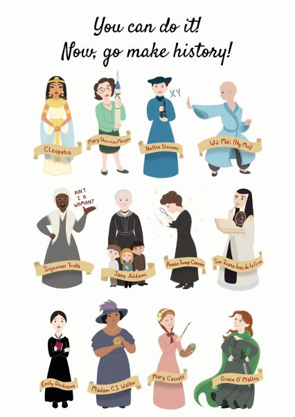 Emily Dickinson Madam cj walker Good Luck Card 3607 | thortful