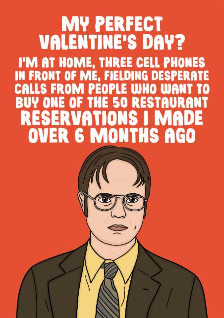 Cheeky Valentines Day Card - Dwight - The Office US - My Perfect ...