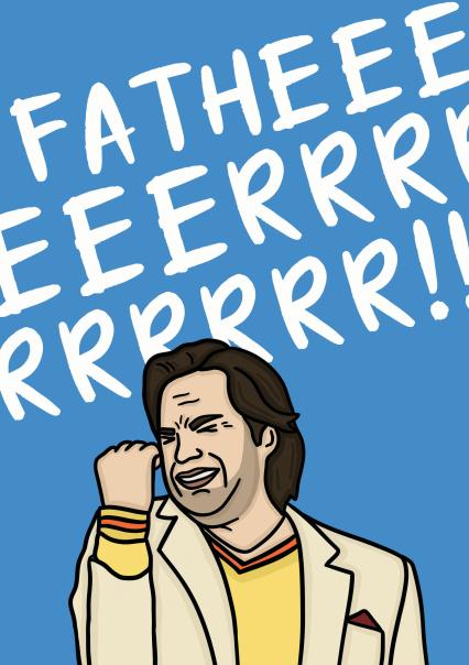 Douglas Reynholm IT Crowd Father's Day card | thortful