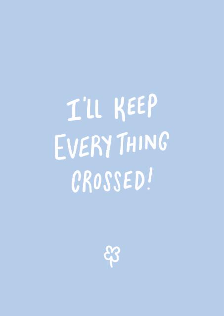 Keeping Everything Crossed! | thortful