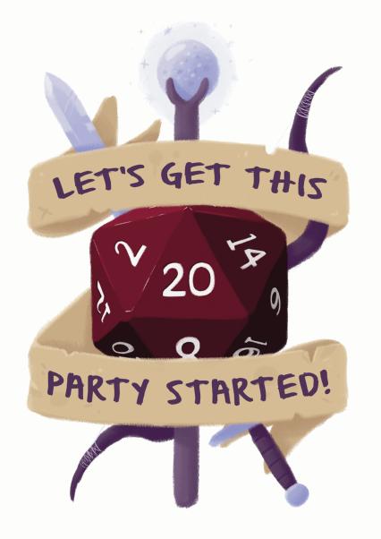 D&D DnD Birthday Card 15600 | thortful