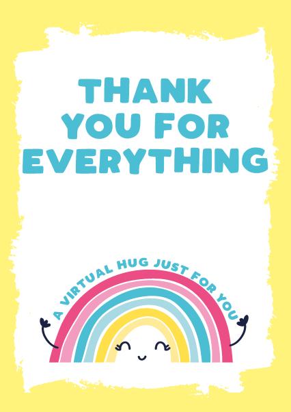 keyworker virtual Thank You Card 8226 | thortful